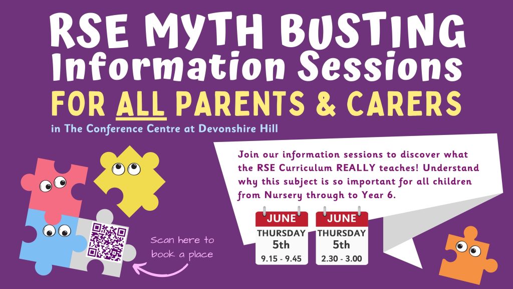 RSE Myth Busting Workshop - Devonshire Hill Nursery and Primary School